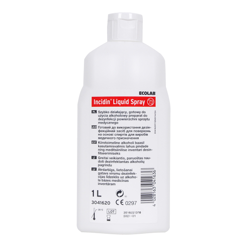 Płyny i środki do dezynfekcji – Incidin Liquid Spray | Emka